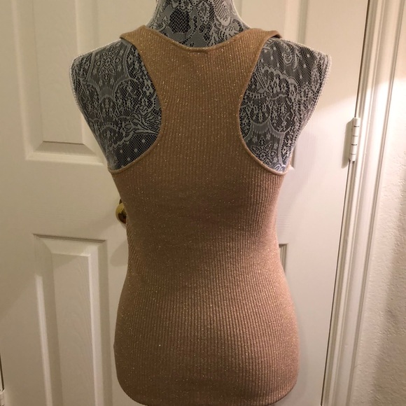 Tops | Gold Tank | Poshmark
